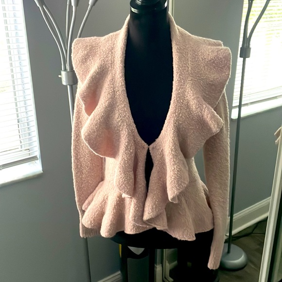 Moda International | Sweaters | Blush Pink Flutter Moda International ...